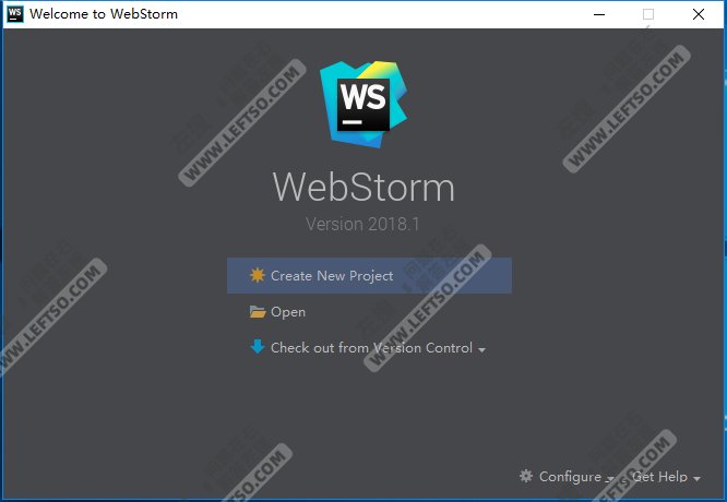 webstorm 2018.1 激活绿色版下载-左搜