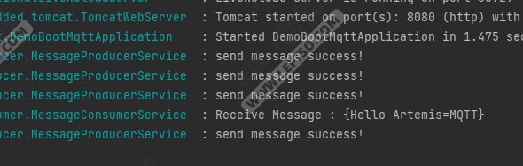MQTT Java入门 -Spring Boot 整合 artemis-左搜