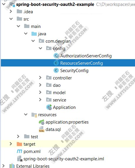 Spring Boot Security OAuth2 例子(Bcrypt Encoder)-左搜